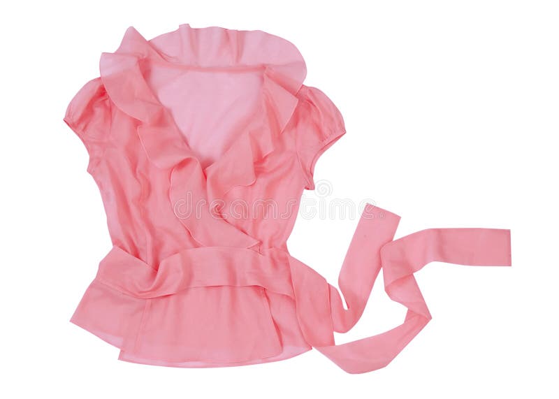 Pink blouse stock image. Image of girl, elegant, classic - 30924923