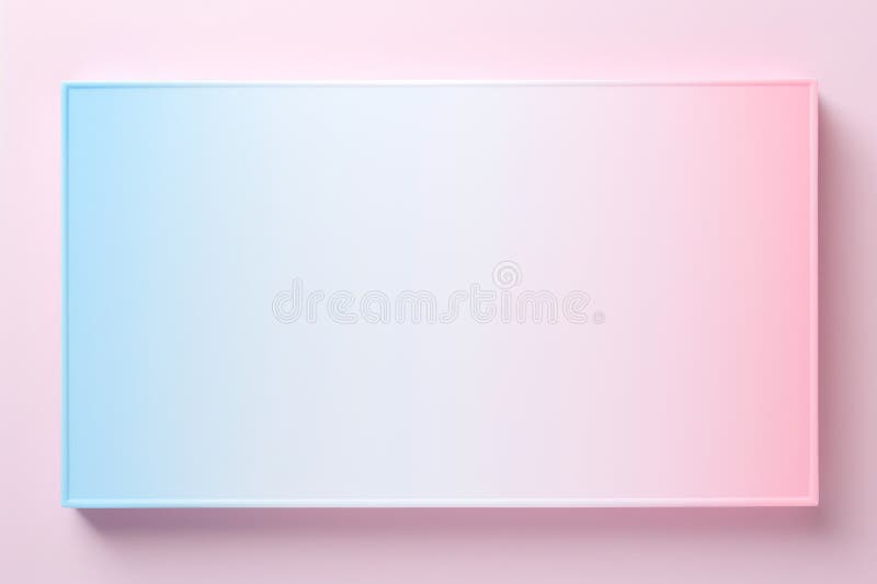 Pink and Blue Abstract Background or Pattern with Empty Mockup Frame ...