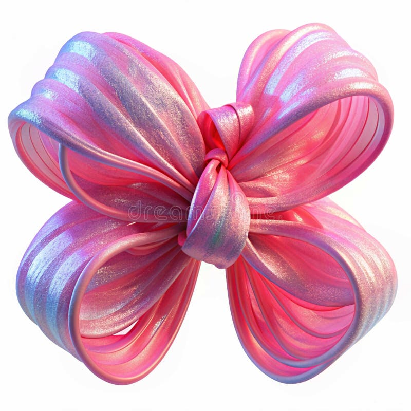 Pink and Blue Abstract Bow stock illustration. Illustration of ...