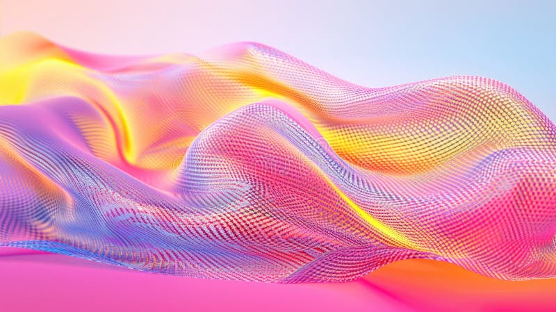 A Pink and Blue Background Featuring a Wavy Fabric Pattern Stock Photo - Image of home, texture ...