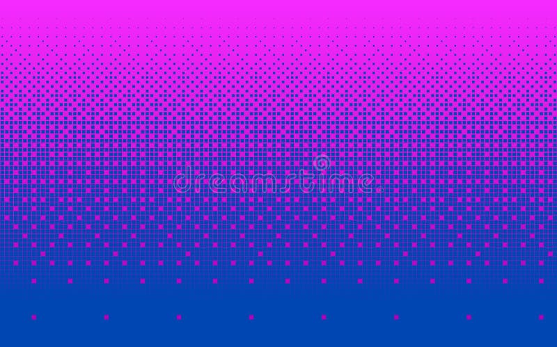 Pink and Blue Bitmap Texture, Abstract Horizontal Pattern Vector ...