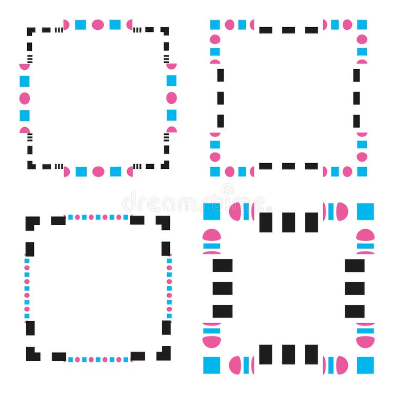 Pink Square Modern Shape Stock Illustrations – 50,266 Pink Square ...