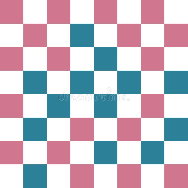 Pink Checkerboard Pattern Background. Stock Vector - Illustration of ...