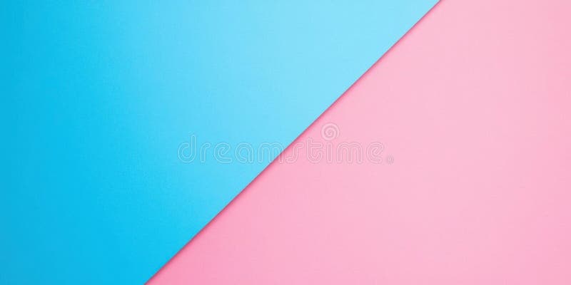 Pink and Blue Divides Background for Color Study and Minimalist Design ...