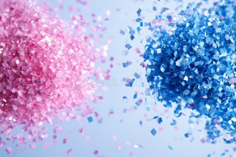 A Vibrant Festive Pink Balloon and Lively Confetti Party Celebration ...