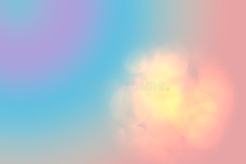 Pink and Blue Gradient Background with a Golden Spot Stock Illustration ...