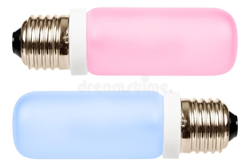 Blue Halogen Light Bulbs for Cars Stock Photo - Image of glass, decline ...