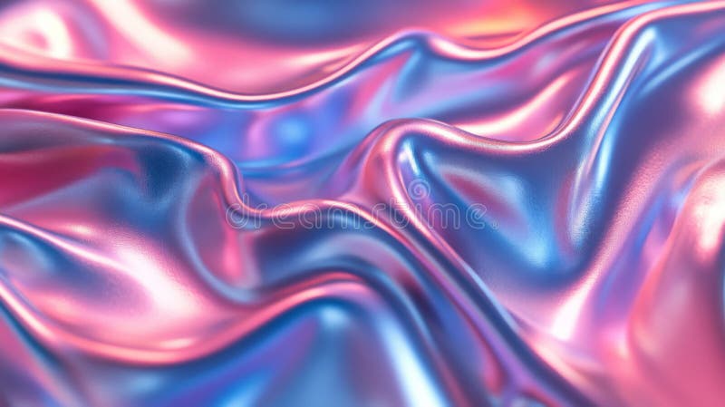 Pink Blue Iridescent Silk Fabric Texture Stock Illustration ...