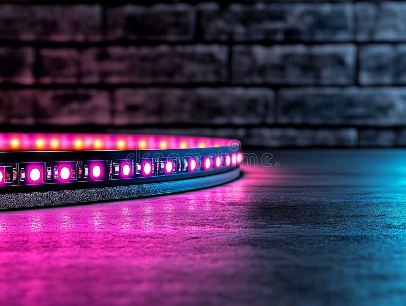 Pink Blue Led Strip Table Stock Photos - Free & Royalty-Free Stock ...