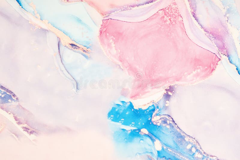 Pink and Blue Marble Pattern on Textile, Abstract Texture Background ...