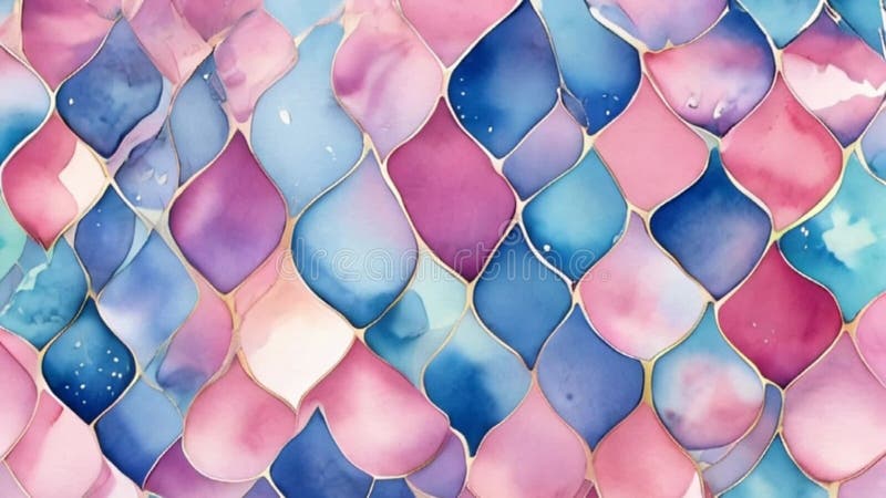 Pink Blue Mermaid Scales, Motion Stock Footage - Video of rainbow ...
