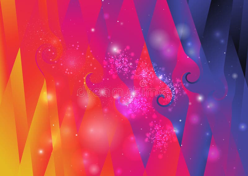 Pink Blue and Orange Background Vector Graphic Stock Vector ...