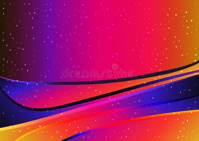 Pink Blue and Orange Gradient Background Stock Vector - Illustration of ...