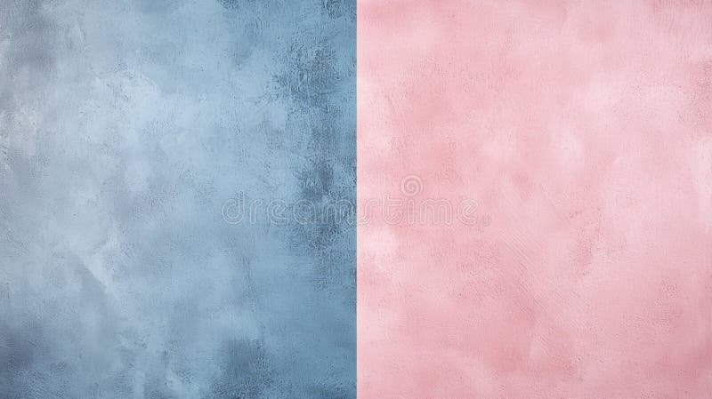 Pink and Blue Pastel Colored Backgrounds are Divided Vertically ...