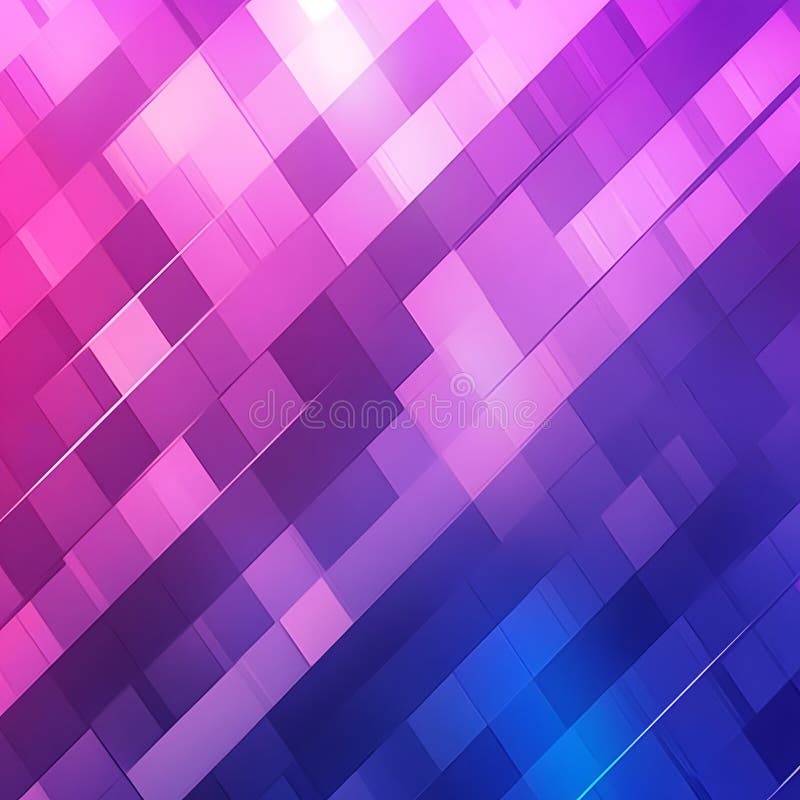 Pink and Blue Rectangles Creating Dynamic Diagonal Pattern Stock ...