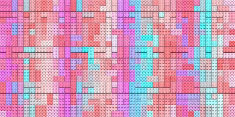 Pink Blue Red Happy Creative Child Puzzle Surface Design. Plastic ...