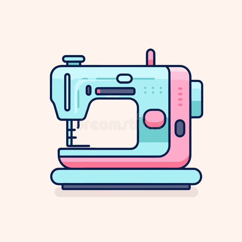 Pink Sewing Machine Stock Illustrations – 433 Pink Sewing Machine Stock ...