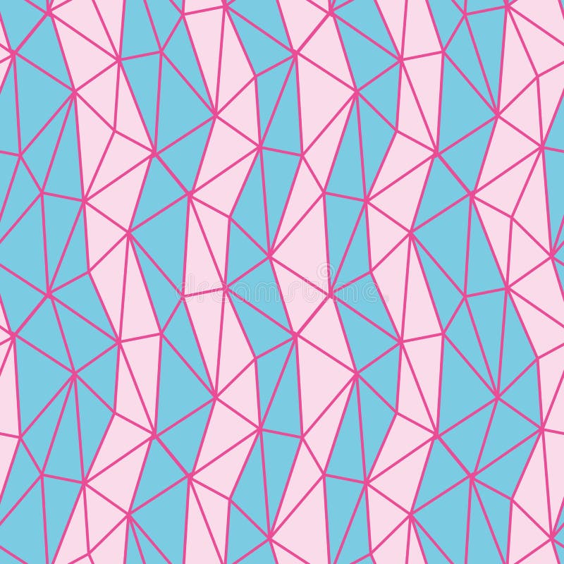 Pink and Blue Stripes Seamless Vector Pattern Stock Vector ...