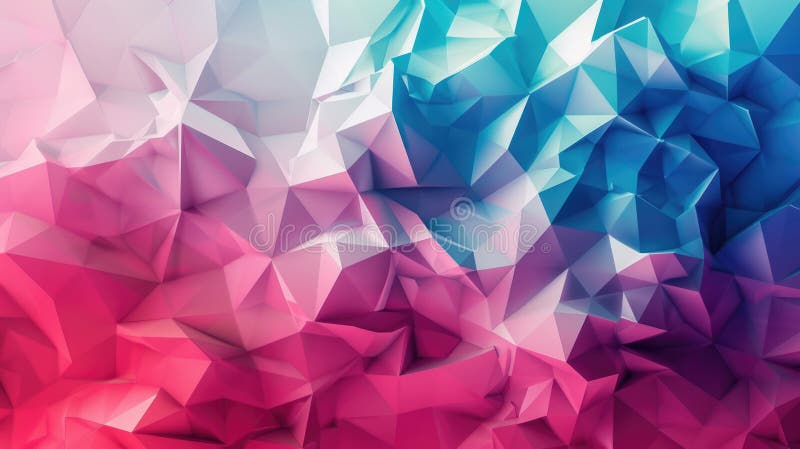 Pink and Blue Triangles stock illustration. Illustration of blue ...