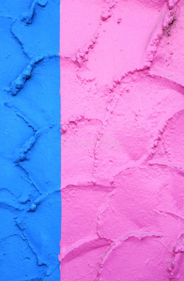 Pink & Blue Wall stock image. Image of teal, building - 5984927