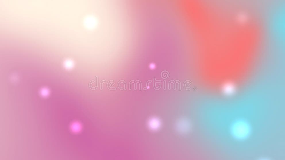 Pink Blue and White Gradient Background with Bokeh Stock Illustration - Illustration of blue ...