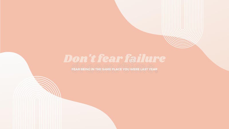 Pink Boho Empowering Desktop Background Stock Illustration ...