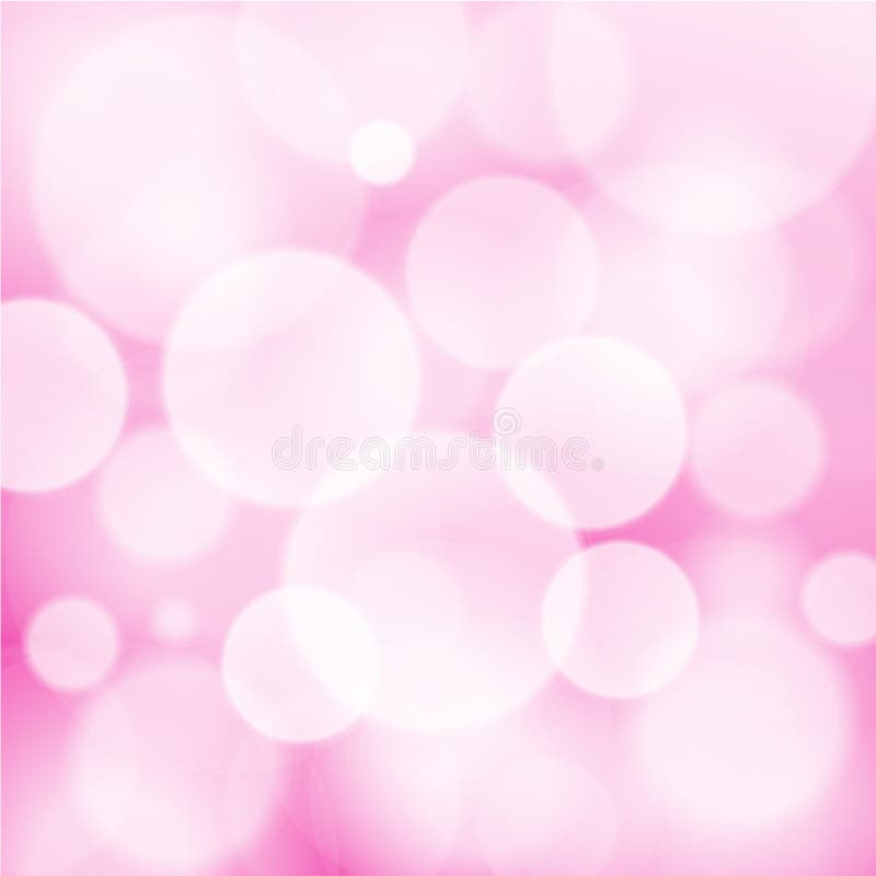 Pink Bokeh Background Vector Stock Vector - Illustration of beautiful ...