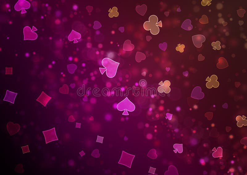Pink Playing Card Symbols Stock Illustrations – 120 Pink Playing Card ...