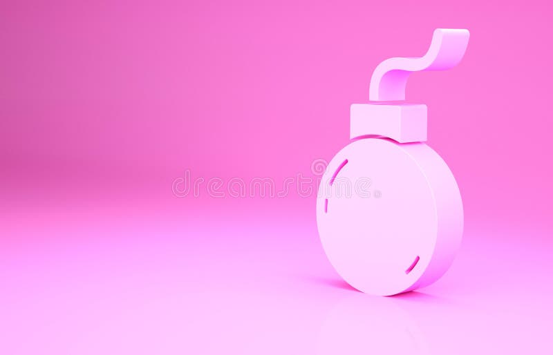 Pink bomb stock vector. Illustration of bullet, dynamite - 29372048