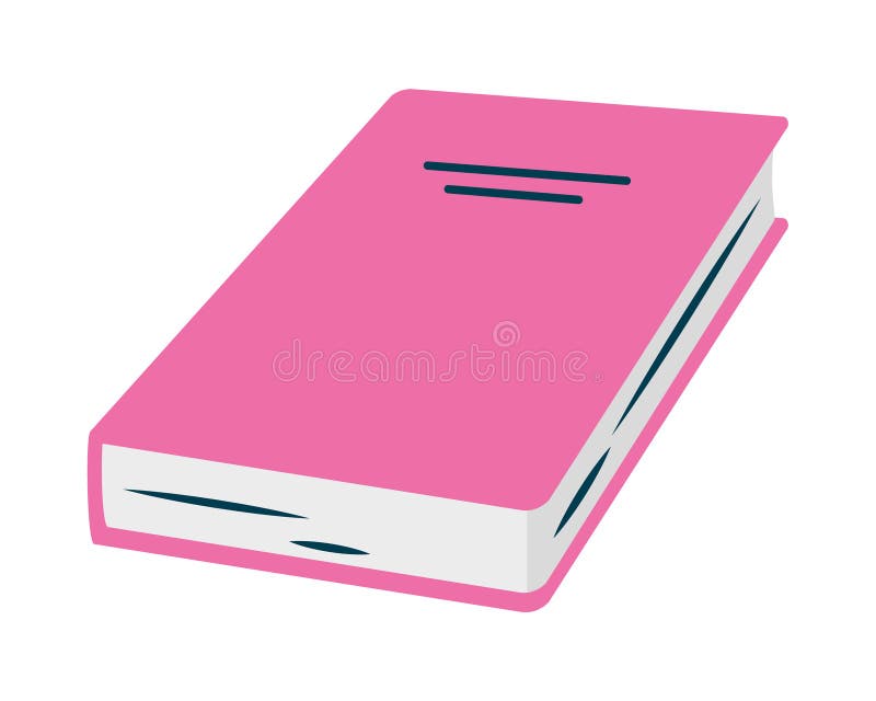 Pink book vector icon stock vector. Illustration of dictionary - 81123425