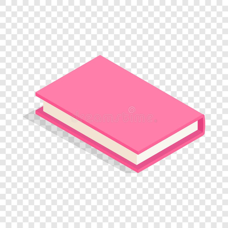 Pink Book Icon, Cartoon Style Stock Illustration - Illustration of ...