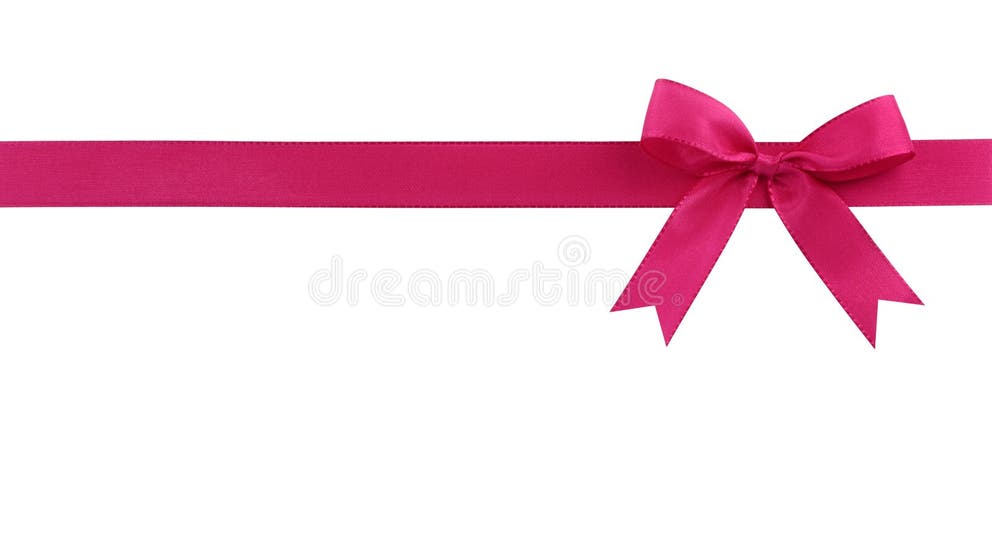 Pink bow stock photo. Image of ribbon, pink, background - 6506486