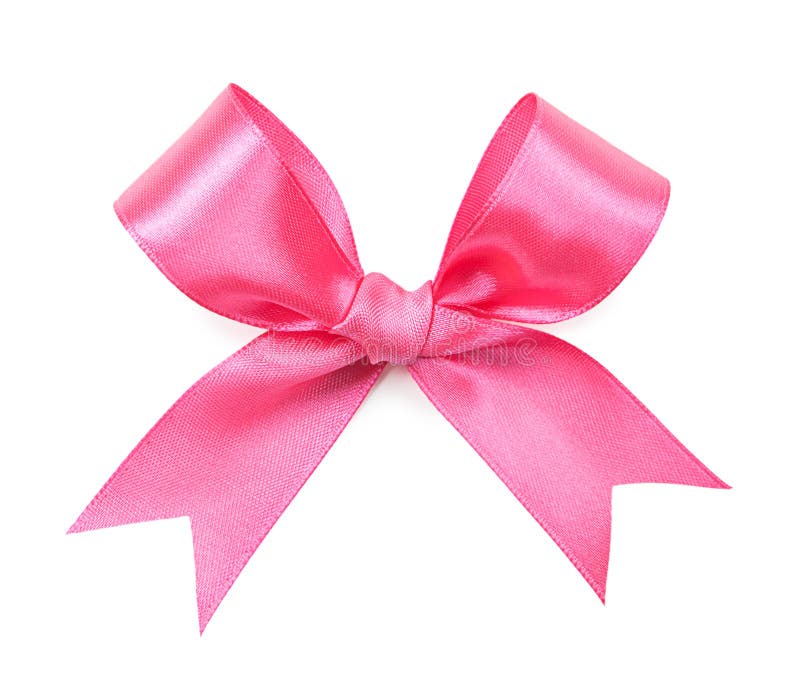 Closeup pink bow stock image. Image of vivid, present - 30801749