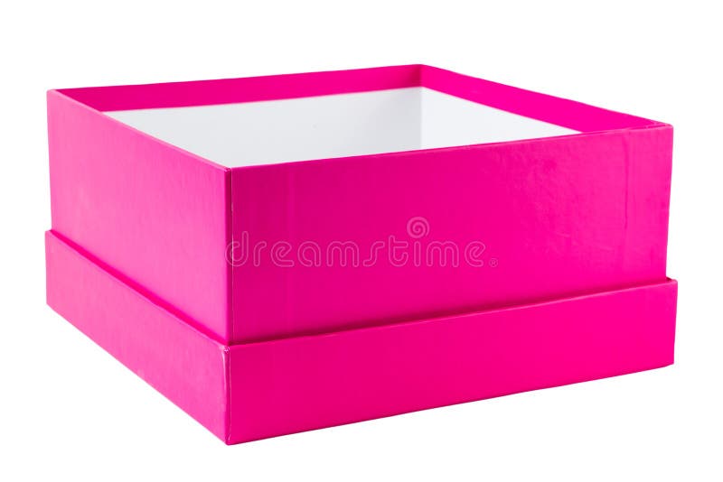 Pink box stock image. Image of clean, square, object - 34305463