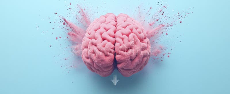 Brain Explosion, Creative Mind Concept Image Stock Photo - Image of ...