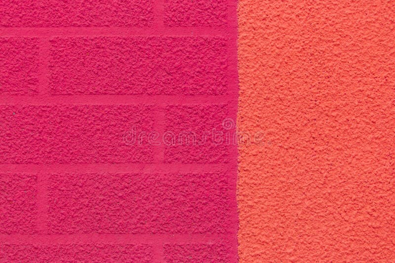 Pink Brick Wall Abstract Pattern Blank Surface Facade Exterior ...