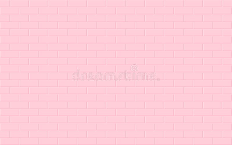 Pink brick wall background stock vector. Illustration of concrete ...