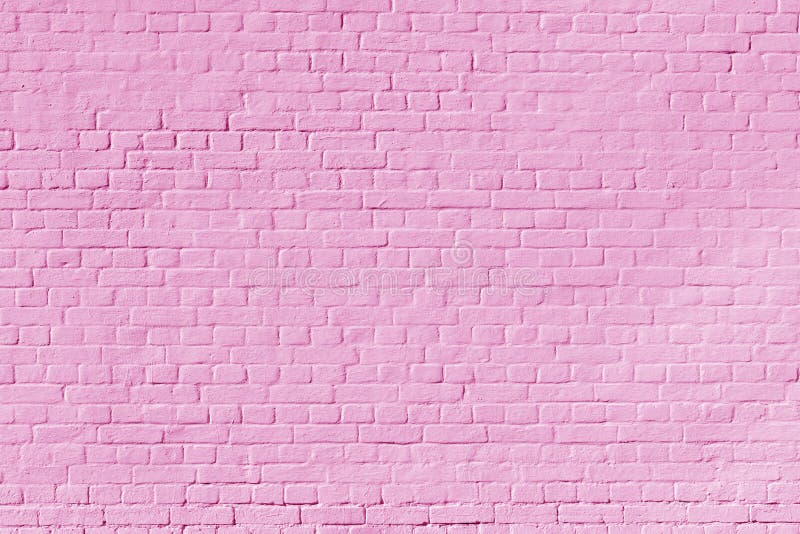 Pink brick wall texture. stock photo. Image of aged - 228589606