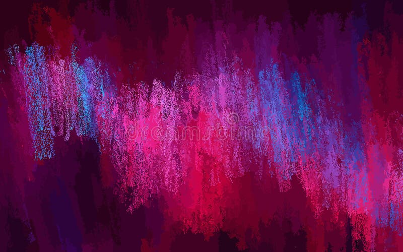 Pink Chalk Brush Strokes Background. Stock Illustration - Illustration ...
