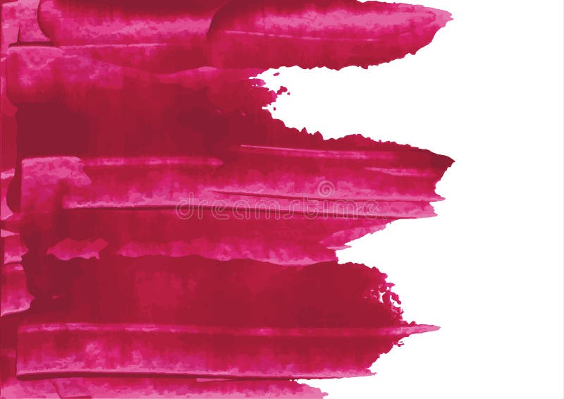 Pink Brush Painted Color Strokes Transition Stock Vector - Illustration ...