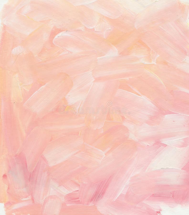 Pink Brush Stroke Background. Blush Hand Painted Brushstrokes Texture ...