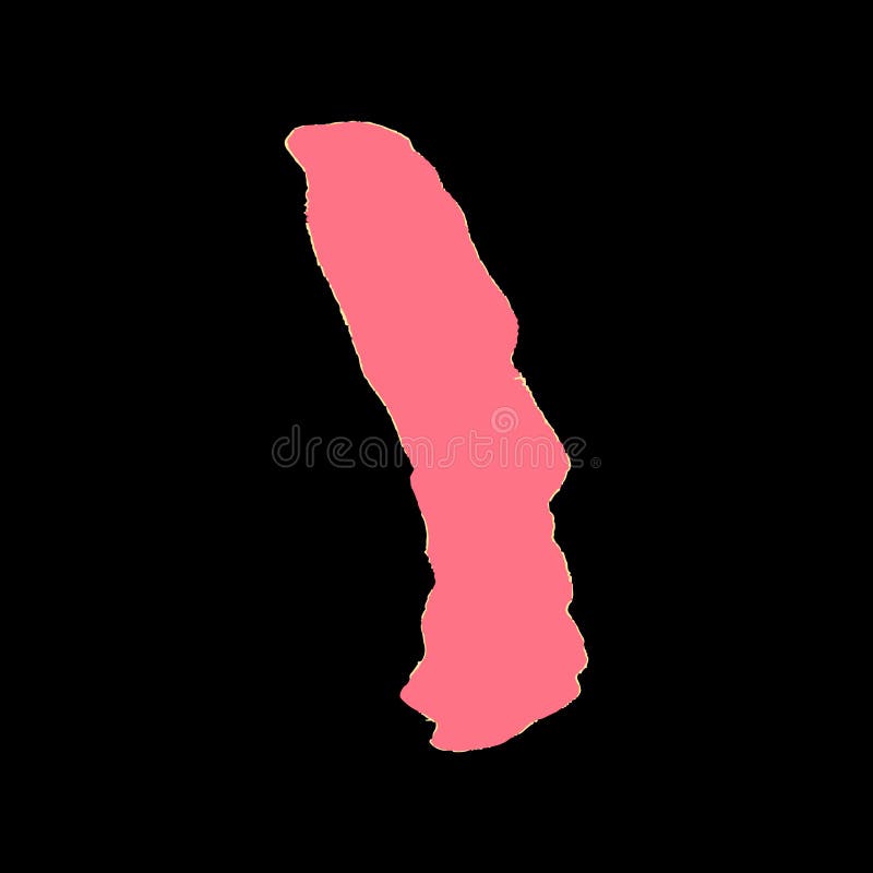 Pink Brush Stroke Isolated on White Vector Stock Vector - Illustration ...