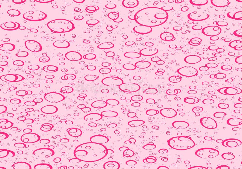 Pink Bubble Backgrounds. Vector Illustration Graphic Design Stock ...