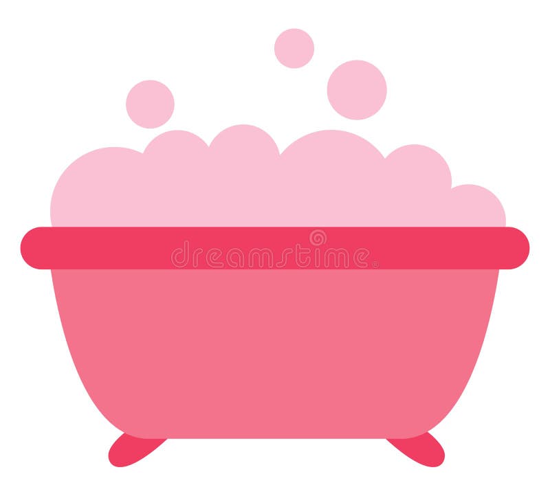 Bubble bath, icon stock vector. Illustration of shower - 259784111