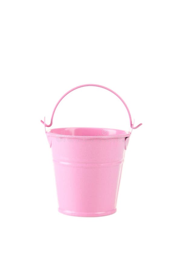 Pink bucket stock photo. Image of household, clean, storage - 55379692