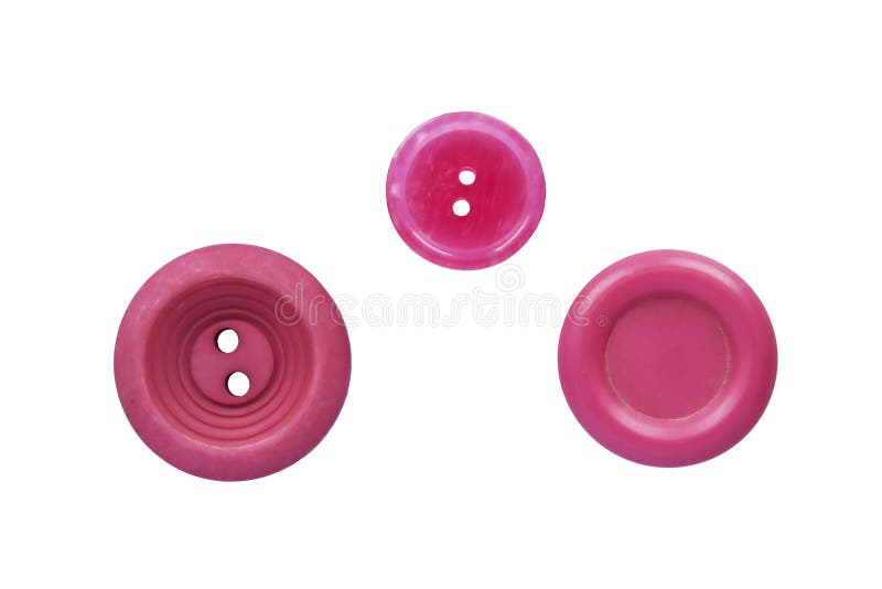 Pink buttons stock image. Image of pink, decor, sewing - 41376597