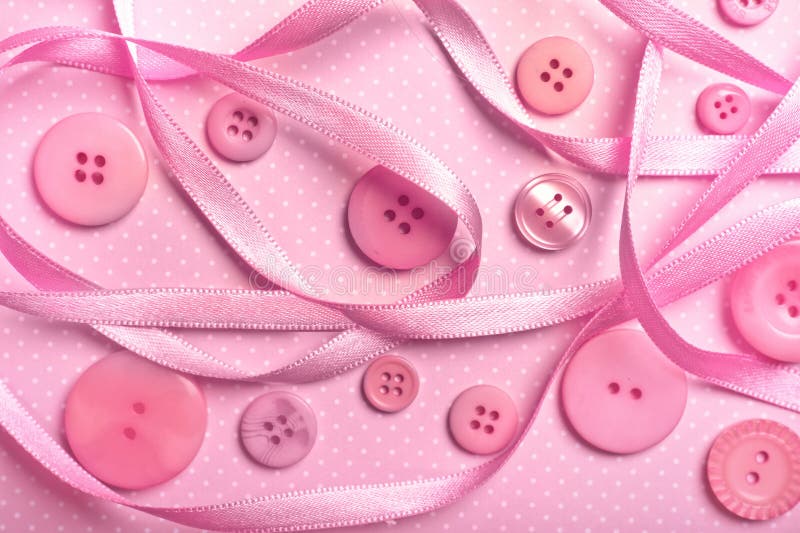 Pink buttons stock image. Image of space, background - 38662679