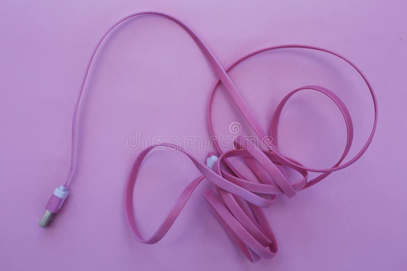 Pink VGA cable stock photo. Image of connector, graphic - 33431318