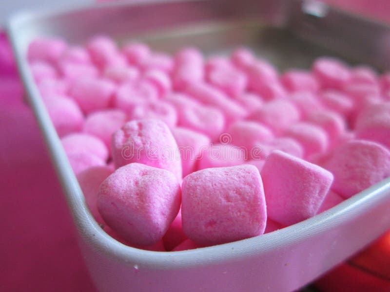 Pink Cachous Sweets. stock photo. Image of ingredient - 103791768