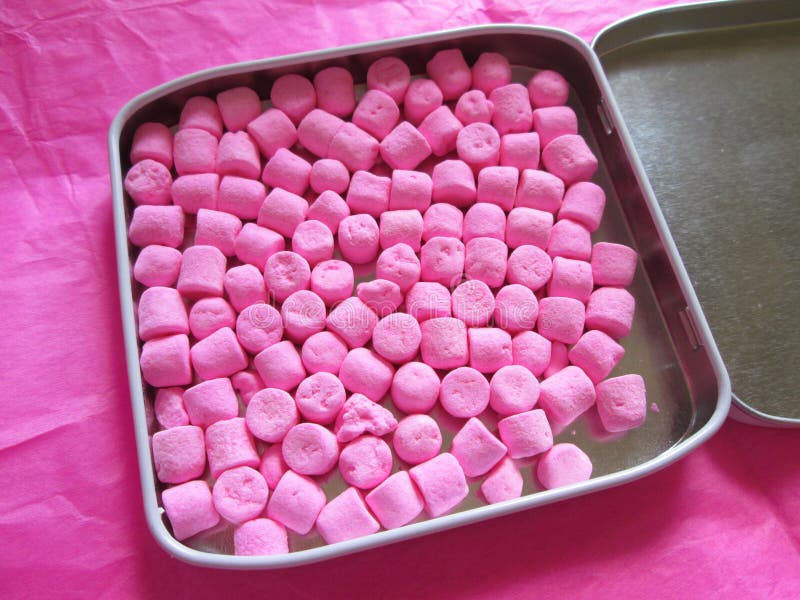 Pink Cachous Sweets. stock photo. Image of ingredient - 103791768